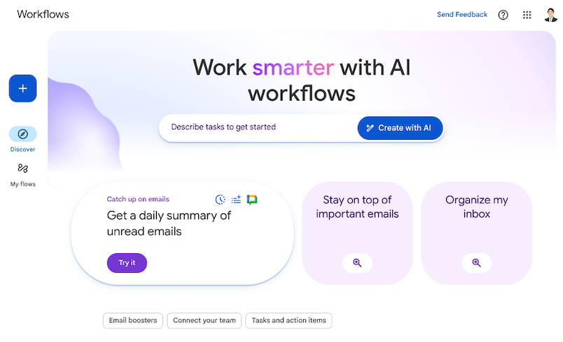 【願望】Google Workspace Flowsが面倒な業務をAIが完全自動化！使い方と活用法